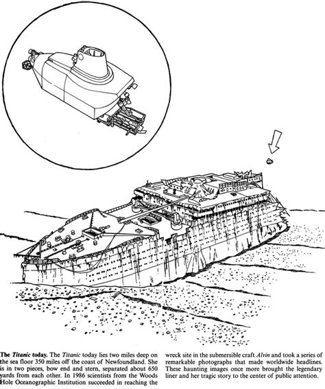 Printable The Titanic Nowadays 350 Ft Below The Water Surface