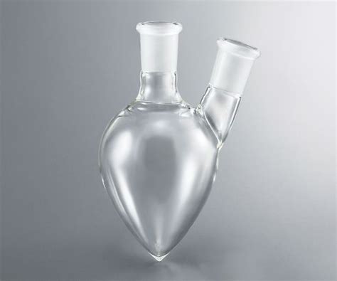 AS ONE 3 9942 01 FP2 50 1525 Two Necked Pear Shaped Flask 5ml