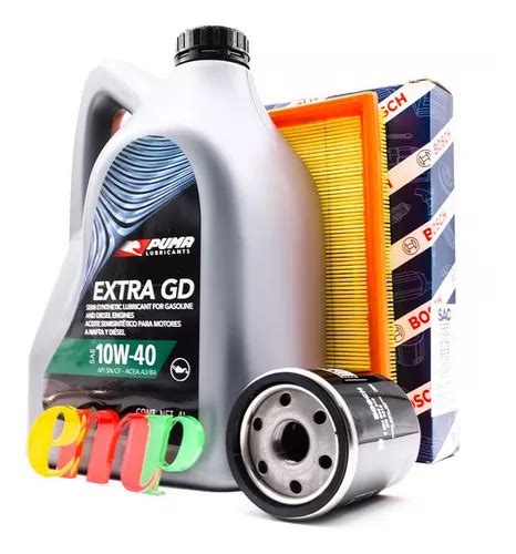 Juego Filtros Aceite 10w40 Fiat Palio Siena 1 6 16v