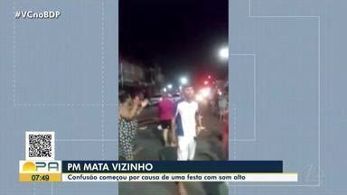 Bom Dia Par Pm Mata Homem No Bairro Da Pedreira Ap S Discuss O Por