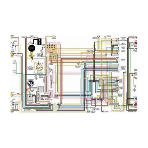Ford Ranchero Torino Color Laminated Wiring Diagram 1970 1973