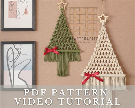 Macrame Christmas Tree Pattern Pdf Macrame Pattern Step By Step Guide