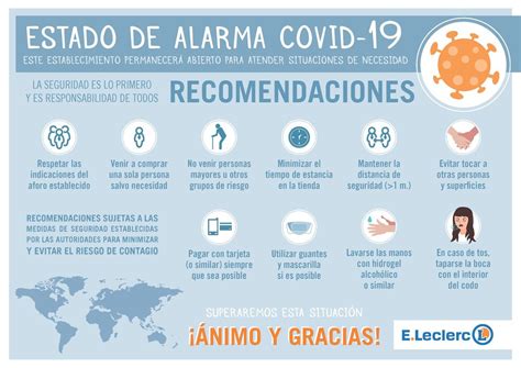 RECOMENDACIONES SANITARIAS ESTADO DE ALARMA COVID 19