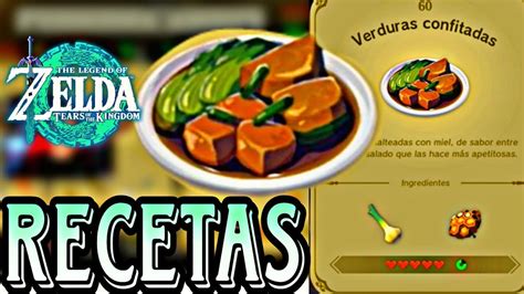 VERDURAS CONFITADAS RECETA En ZELDA TEARS OF THE KINGDOM PatoSF5