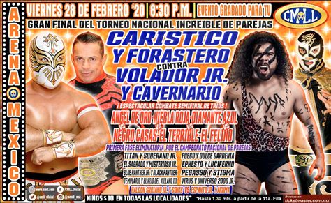 Cartelera CMLL La Mejor Lucha Libre Del Mundo