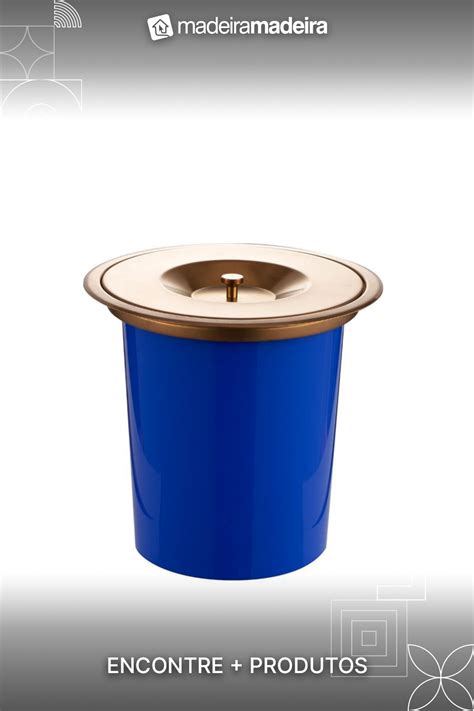 Lixeira De Embutir Para Bancada Litros A O Inox Pingoo Casa