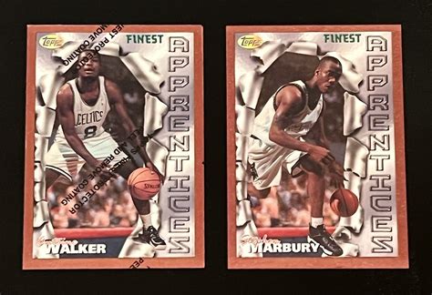 Daily Deal 1996 97 Topps Finest 62 Stephon Marbury 84 Antoine