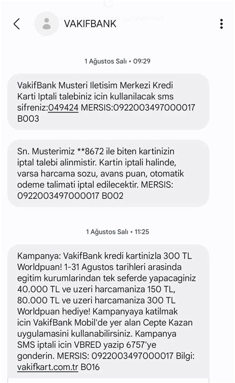 VakıfBank World Kredi Kart Aidat İadesi Şikayetvar