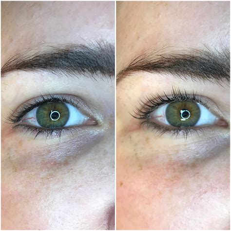 Eyelash Perm And Tint Before And After