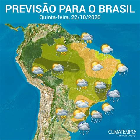 Dia De Chuva Forte No Sudeste Centro Oeste E Norte Do Brasil Climatempo