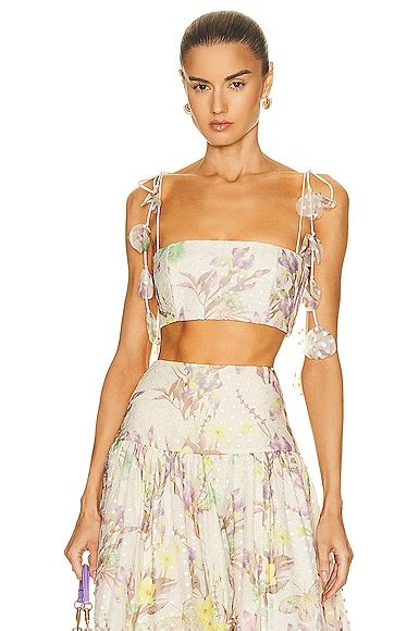 Alexis Evy Top In Floral Embroidered FWRD