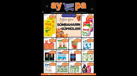 Ay Pa Market Kampanyalar 21 27 Eylül 2023 YouTube