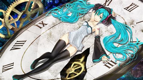 Fondos de pantalla ilustración Anime Chicas anime azul Muslos