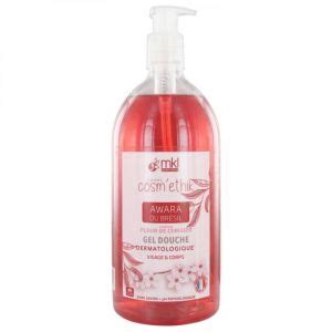 mkl Green nature Cosm ethik gel douche dermatologique monoï de Tahiti