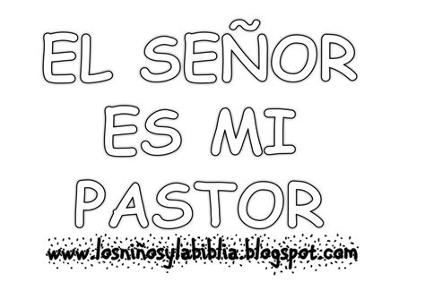 Los niños y la Biblia Mural Salmo 23 Salmo 23 Salmos Biblia