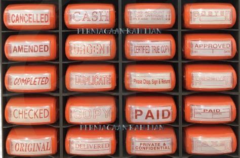 AE Flash Ready Made Stamp Chop PAID DATE SIGN Self Ink Lazada