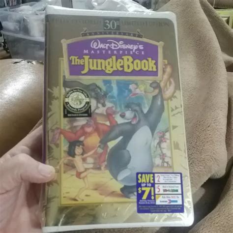 WALT DISNEYS THE Jungle Book 30th Anniversary Limited Edition VHS New