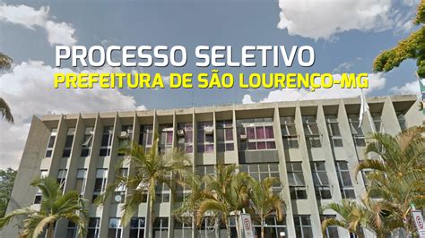 Prefeitura De S O Louren O Mg Abre Sele O Para Int Rprete Tradutor De