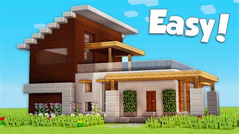 Minecraft How To Build A Small Easy Modern House