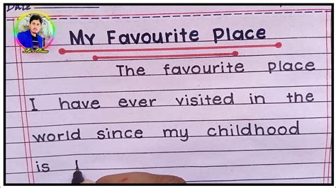 My Favourite Place Essay In English My Favourite Place Essay On My