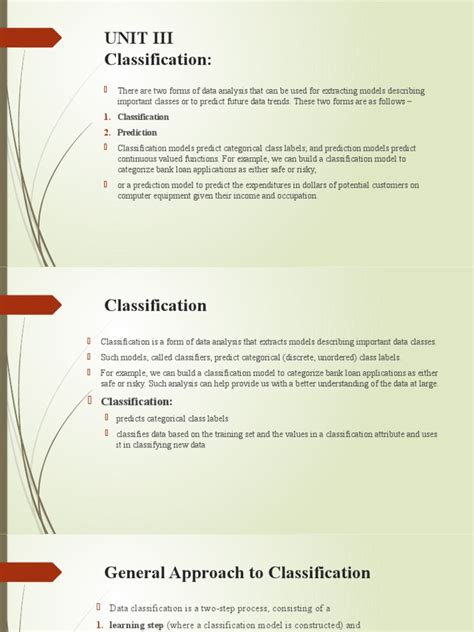 unit iii classification pdf statistical classification bayesian network