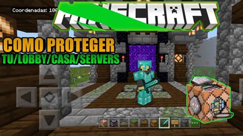 Como Proteger Tu Casa Servers Realms En Minecraft PE Windows YouTube