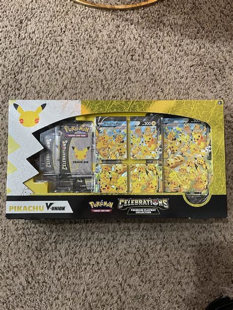 Pokemon Celebrations Premium Playmat Collection Pikachu V Union