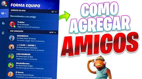 Como AGREGAR AMIGOS En FORTNITE Capitulo 5 TODAS LAS PLATAFORMAS 2024