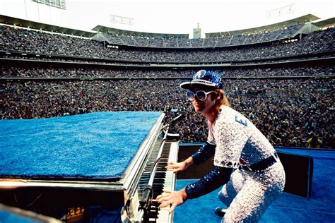 Elton John S Iconic Dodger Stadium Frames Years After Historic