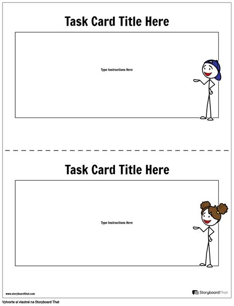 Šablóna Karty Úlohy 1 Storyboard por sk examples