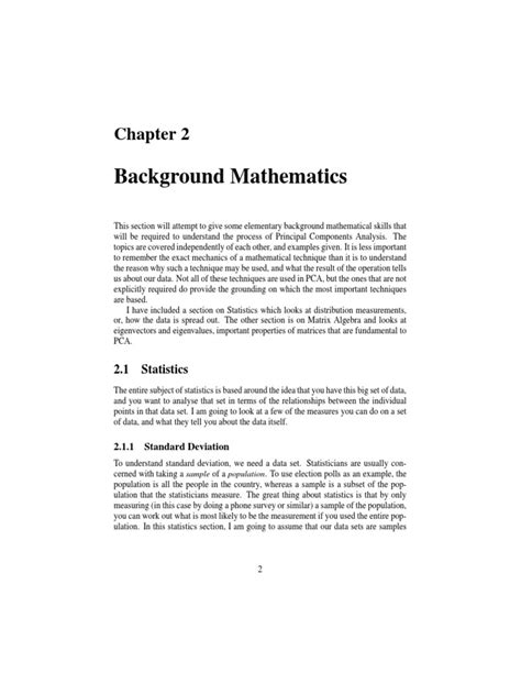 lecture note on dimensionality reduction using pca download free pdf eigenvalues and