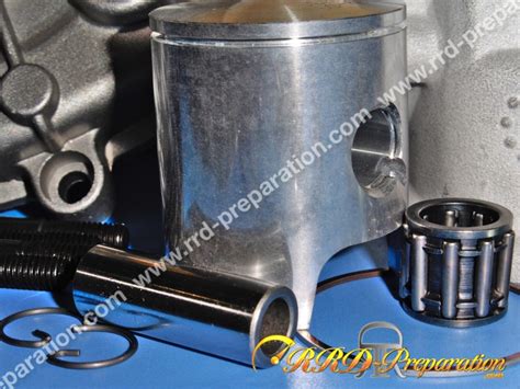 Piston MALOSSI mono segment Ø40mm axe Ø12mm pour kit 50cc MALOSSI MHR