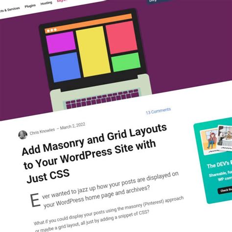 Agregá diseños de cuadrícula a tu sitio de WordPress con solo CSS WD5