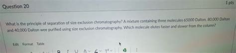 [solved] question 20 1 pts what is the principle of separation of size course hero