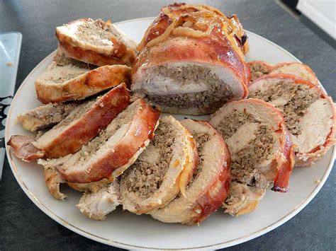 Recette de Roulé de dinde farci régime dukan