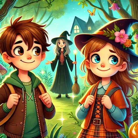 La Bruja Y El Bosque Encantado Crea Cuentos Personalizados Gratis