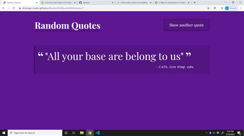 GitHub Domingo Creator Random Quote Generator Generates A Random