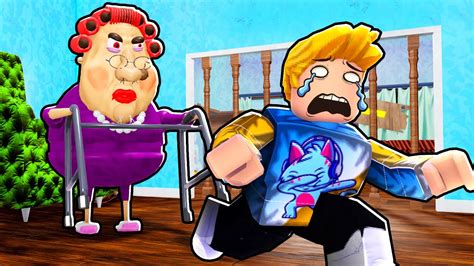 Roblox Escape Evil Grandma With Gravykoalaman Youtube