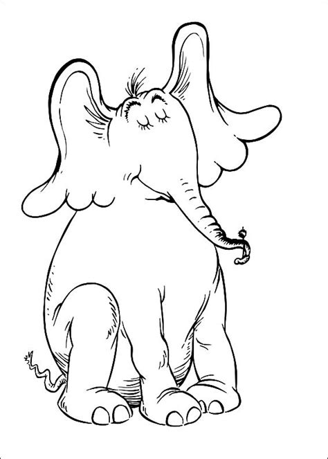 Horton Hatches The Egg Coloring Page