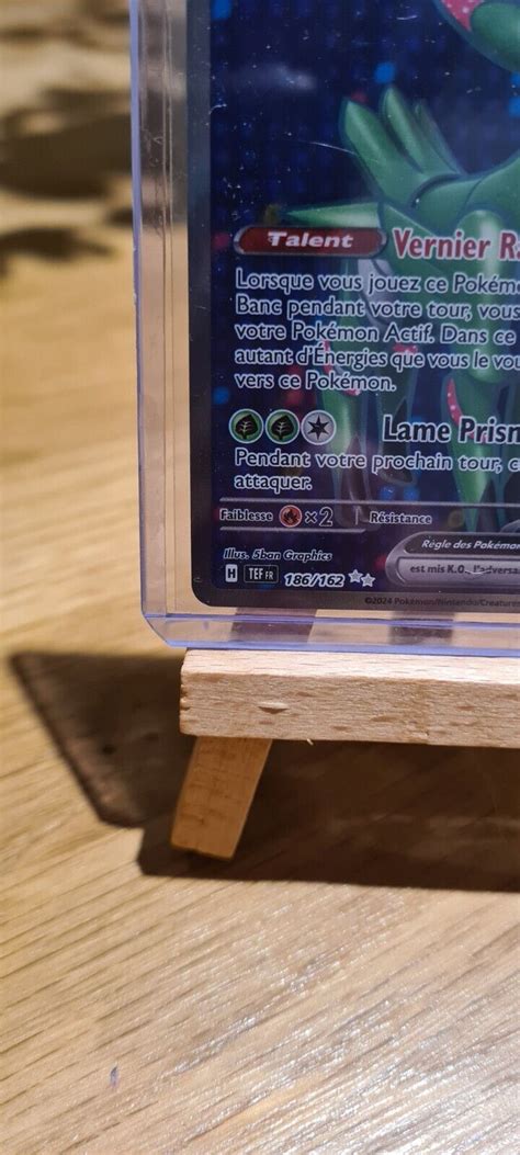 Carte Pokémon Vert de fer EX 186 162 EV05 Full Art Forces Temporelles