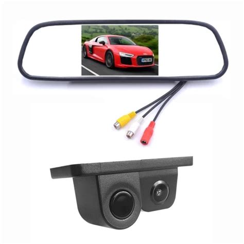 Espelho Retrovisor Lcd Tela De Estacionamento C Mera De R E Sensor