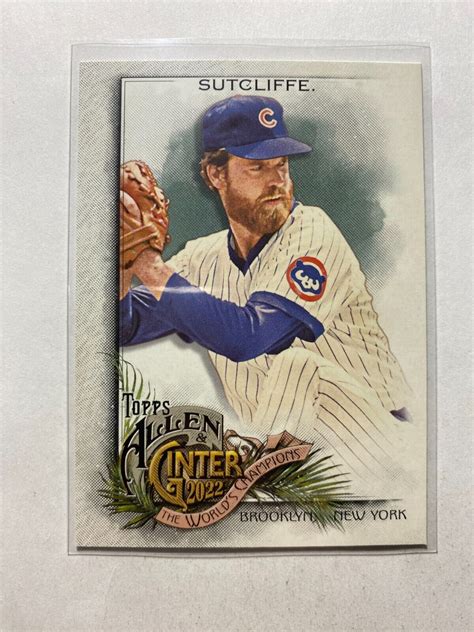 Rick Sutcliffe 2022 Topps Allen Ginter Chicago Cubs 347 SP Card EBay