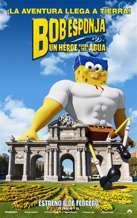 Cartel de Bob Esponja Un héroe fuera del agua Poster 6 SensaCine