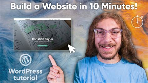 how to build a wordpress website in 10 minutes 2020 full tutorial youtube