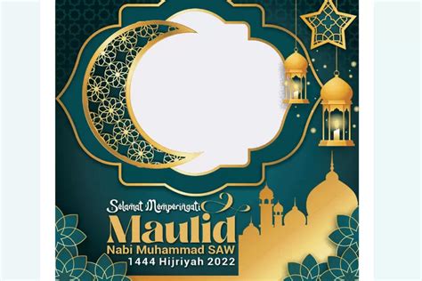 Kumpulan Link Twibbon Edisi Maulid Nabi Muhammad SAW 2022 Desain