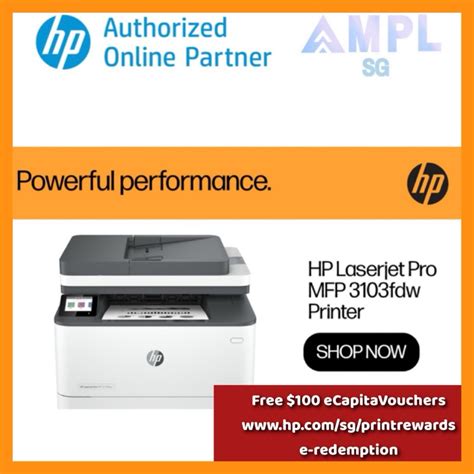 HP LaserJet Pro MFP 3103fdw Printer Print Copy Scan Fax