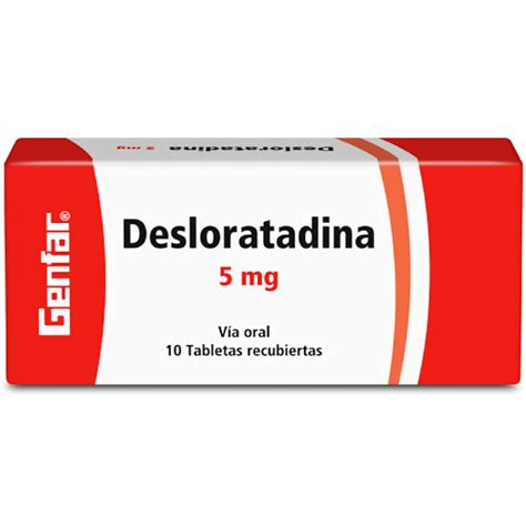 Desloratadina Genfar 5 Mg Caja X 10 Tabletas