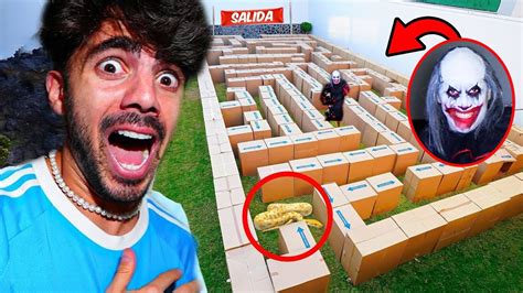 FEDE VIGEVANI DESCUBRE AL PAYASO DUFFY EN EL LABERINTO DE CARTON YouTube