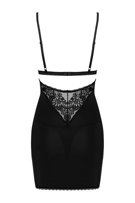 Obsessive Dame Nachtkleid Set String Sexy Dessous Mini Gebl Mt Spitze