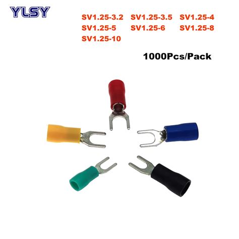 Pcs Spade Insulated Furcate Crimp Terminal Electrical Wire Cable